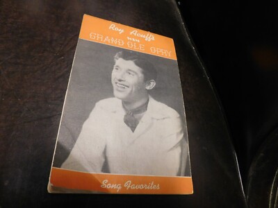 Roy Acuff Magazine Song Favorites Grand Ole Opry WMW - Vintage - No ...