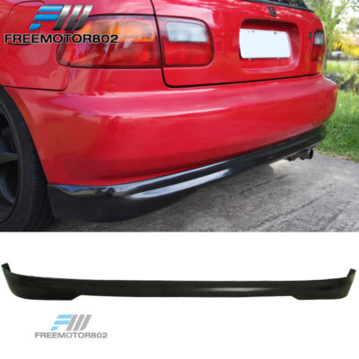For 92-95 Honda Civic 3DR Type R Style Rear Bumper lip Spoiler Bodykit ...