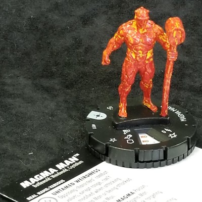 MAGMA MAN - 011 COMMON FIGURE Heroclix Secret Wars Battleworld #11 | eBay