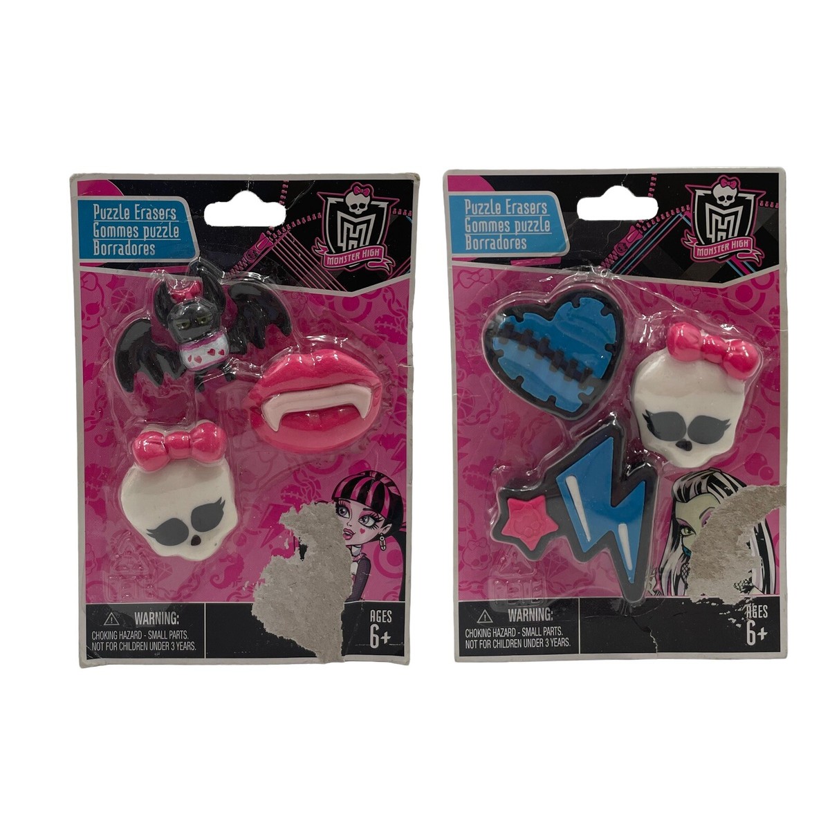 Monster High Erasers