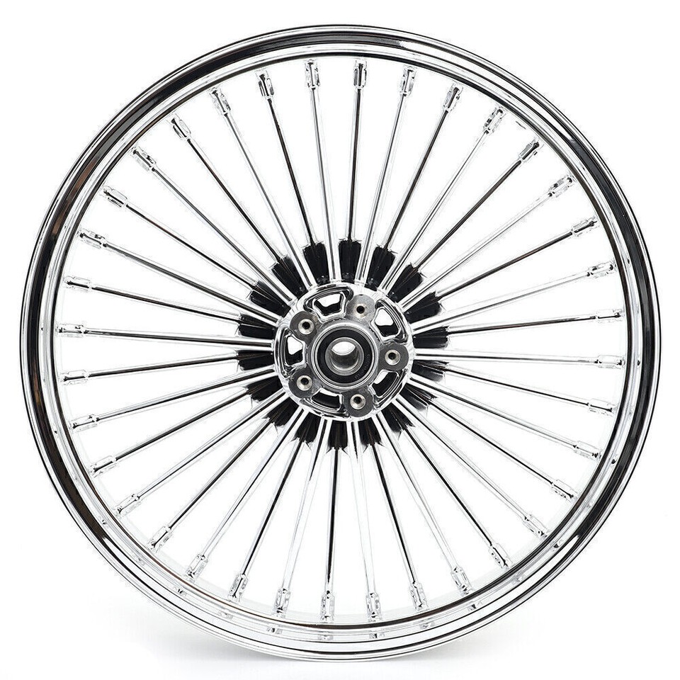 Fat Spoke Wheels Rims 21x2.15 18x5.5 for Harley Dyna Wide Glide Low ...