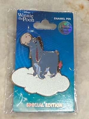 Disney Winnie the Pooh Eeyore Standing on a Glitter Cloud Pin LE 500 ...
