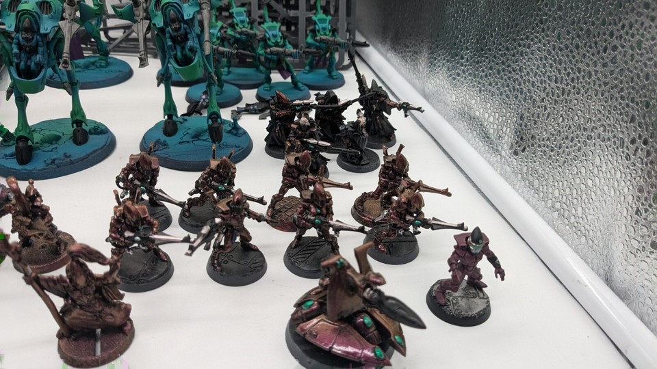 Eldar Aeldari Lot, Wave Serpent, War Walkers, Wraith guard, Warhammer ...