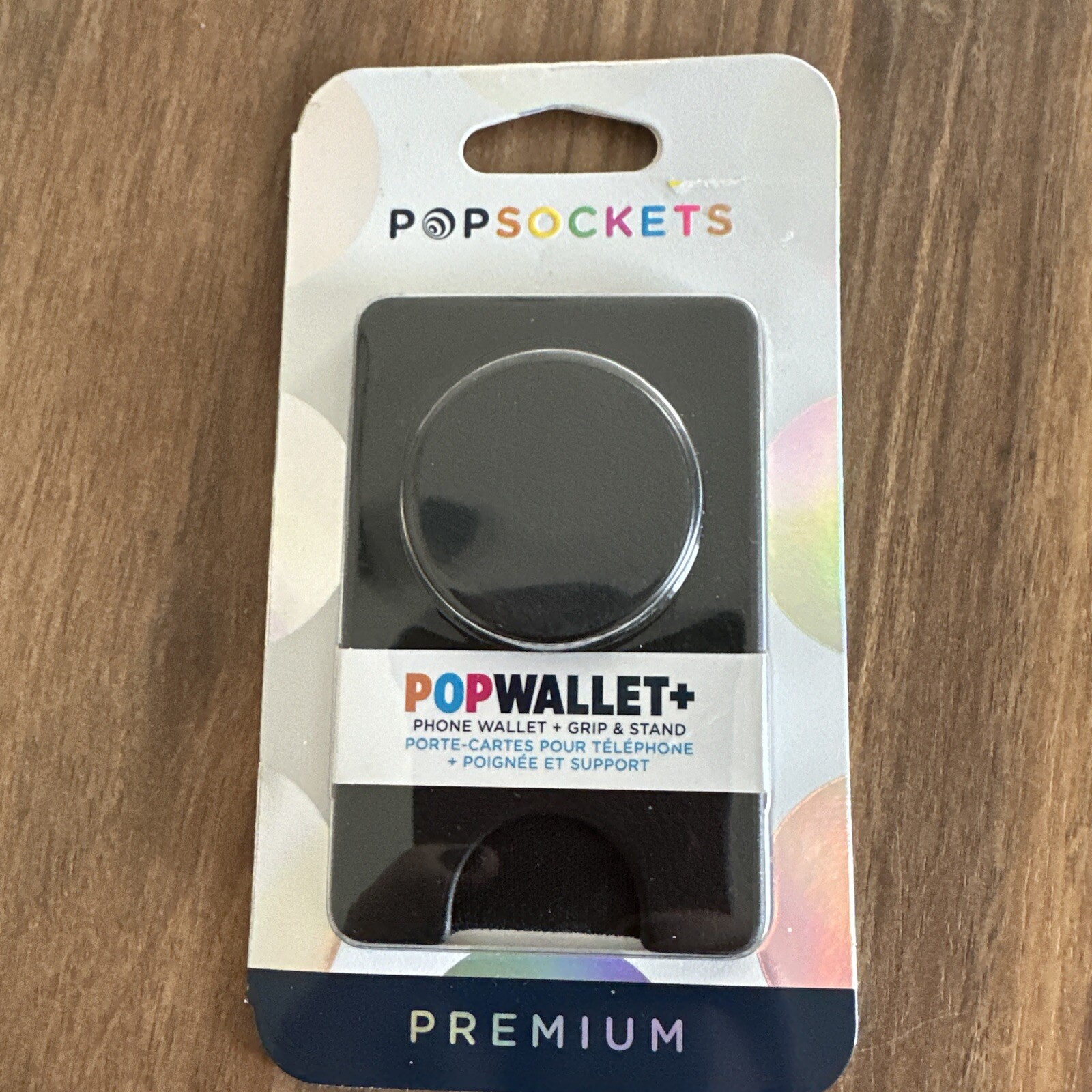PopSockets Popwallet+ Black CC ID Socket Pop Wallet Plus Grip And Stand ...