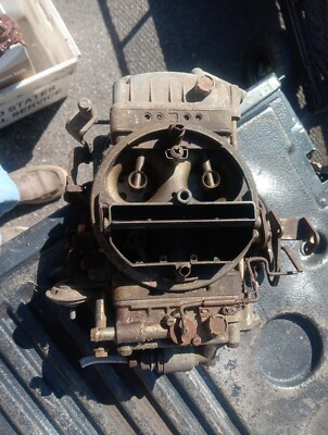 Holley 4 Barrel Carburetor Spread Bore 6711 650 CFM Double Pumper.1971 ...