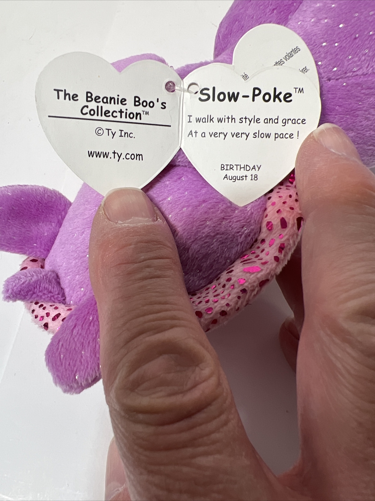 Ty Beanie Boos Plush Pink Purple Turtle Slowpoke 10" C5 for sale online ...