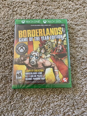 BORDERLANDS - GAME OF THE YEAR EDITION - XBOX ONE XBOX 360 NEW FACTORY ...