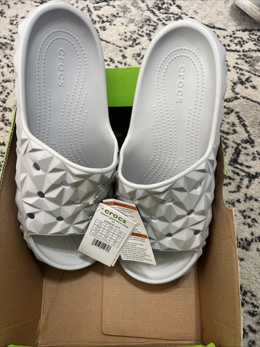 Classic Geometric Slide v2 Crocs Male Size 13 Atmosphere Color. Which ...