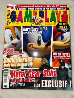 MAGAZINE GAMEPLAY 128 NINTENDO GAMECUBE GAME BOY ADVANCE N°20 | eBay