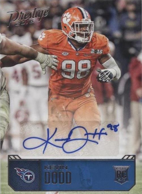 2016 Panini Prestige - Rookie Signatures Kevin Dodd #KDO (AU, RC) for ...