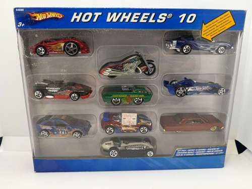 Hot Wheels 54886 10 Car Pack Assortment 2004 Sealed | eBay