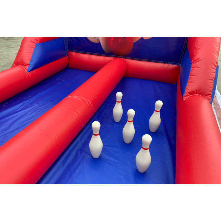 Inflatable Bowling Ball Fence Bowling Ball Games Inflatable Strike Pins ...