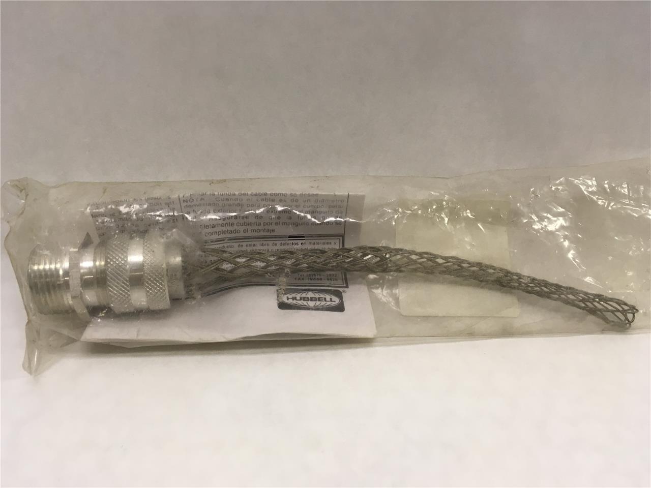Hubbell Kellems Deluxe Cord Grip 3/4" Aluminum Dia Range .500" - .624 ...