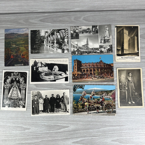 Vintage International Travel Postcard Lot 10 Rome Italy Commodore NY ...