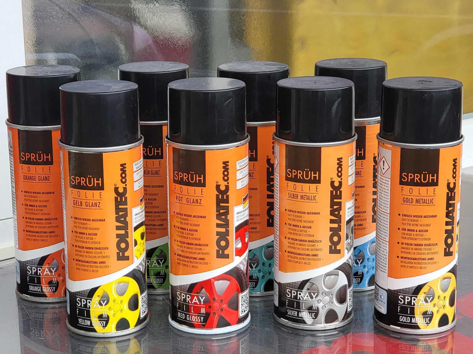 32,25/L Foliatec Sprühfolie 400ml viele verschiedene Farben Flüssiggummi Felgen | eBay