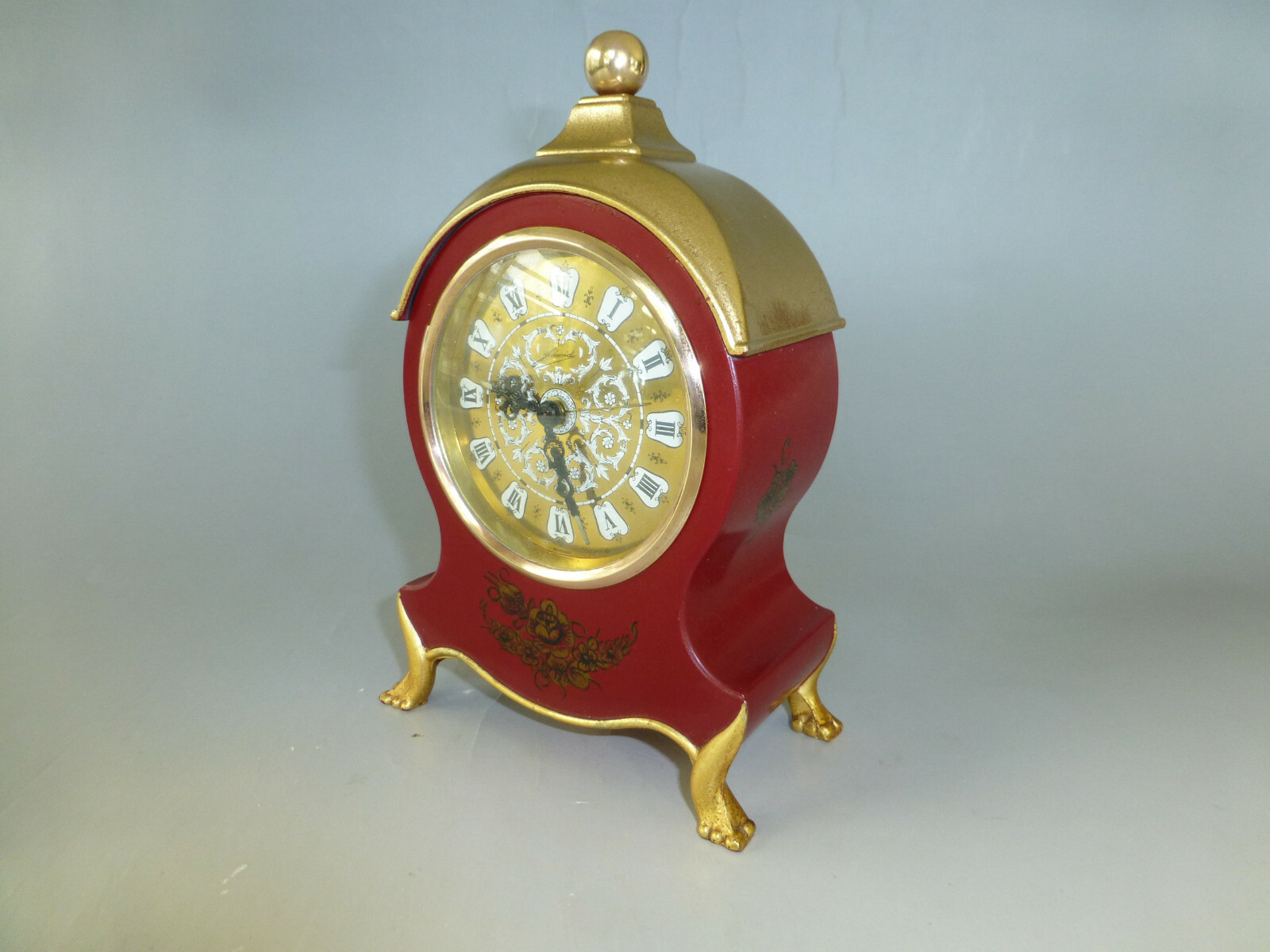 Vintage German Musical Alarm Clock With Reuge Music Box Movement Fully ...