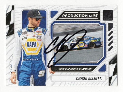 AUTOGRAPHED Chase Elliott 2024 Donruss Racing PRODUCTION LINE Signed ...