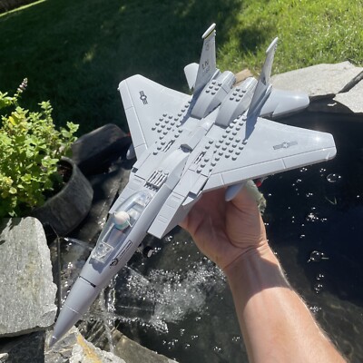 F-15 Fighter Jet Eagle Building Blocks Bricks Military Navy USAF Original Box | eBay