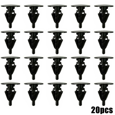 Quality Rocker 20PCS/Set 75867-30110 Accessories Black Fit 9mm Hole Kit ...