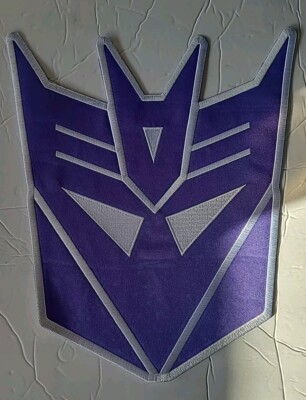 Transformers Decepticon Logo 12 Inch Embroidered Jacket Patch -new | eBay