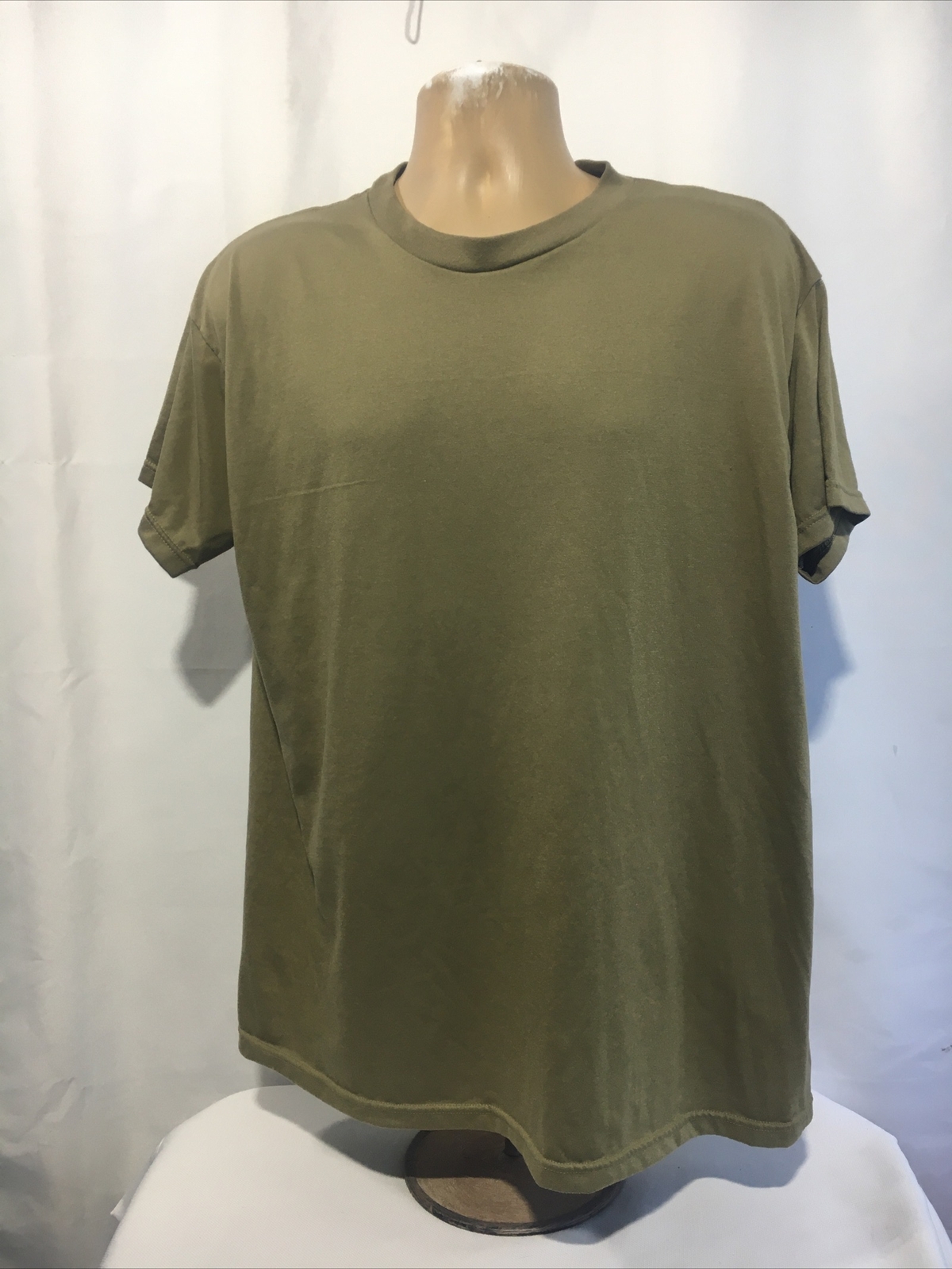 2 Pack Military Issue T-shirts 100% Polyester Moisture Wicking Size L ...