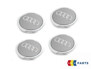 NEW GENUINE AUDI A4 A5 A6 A7 A8 Q5 ALLOY WHEEL CENTER CAP COVER SET 4 ...