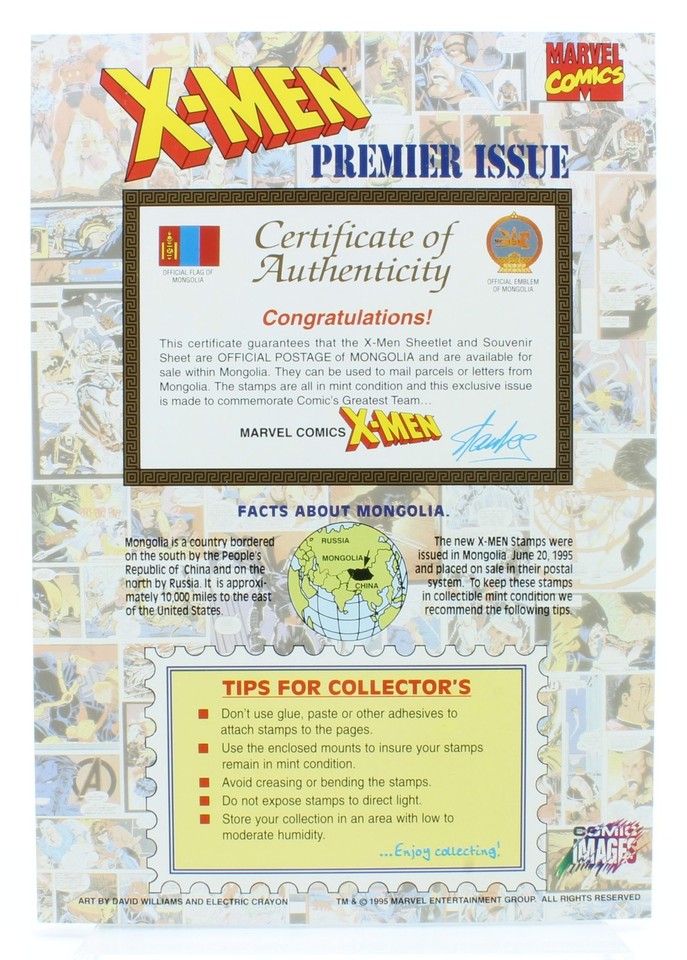 Marvel Comics - X-Men Marvel Universe Official Postage Stamps Volume 1 ...