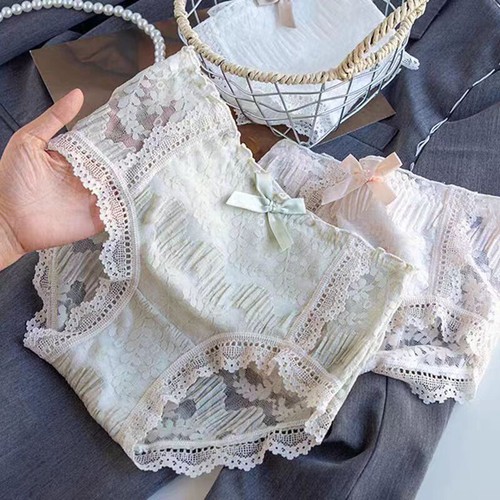 Sweet Girls Lady Lace Panties Briefs Sheer Underwear Japanese Princess ...