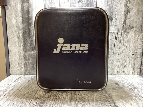 Vtg JANA JB-2005 Stereo Headphone Zippered Case Only (SC) | eBay