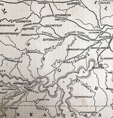Reproductions - 1862 Civil War Map