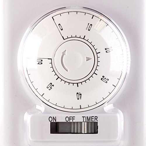 GE 15069 Automatic Shut-Off 60 Minute Timer Switch Single Pole, White ...