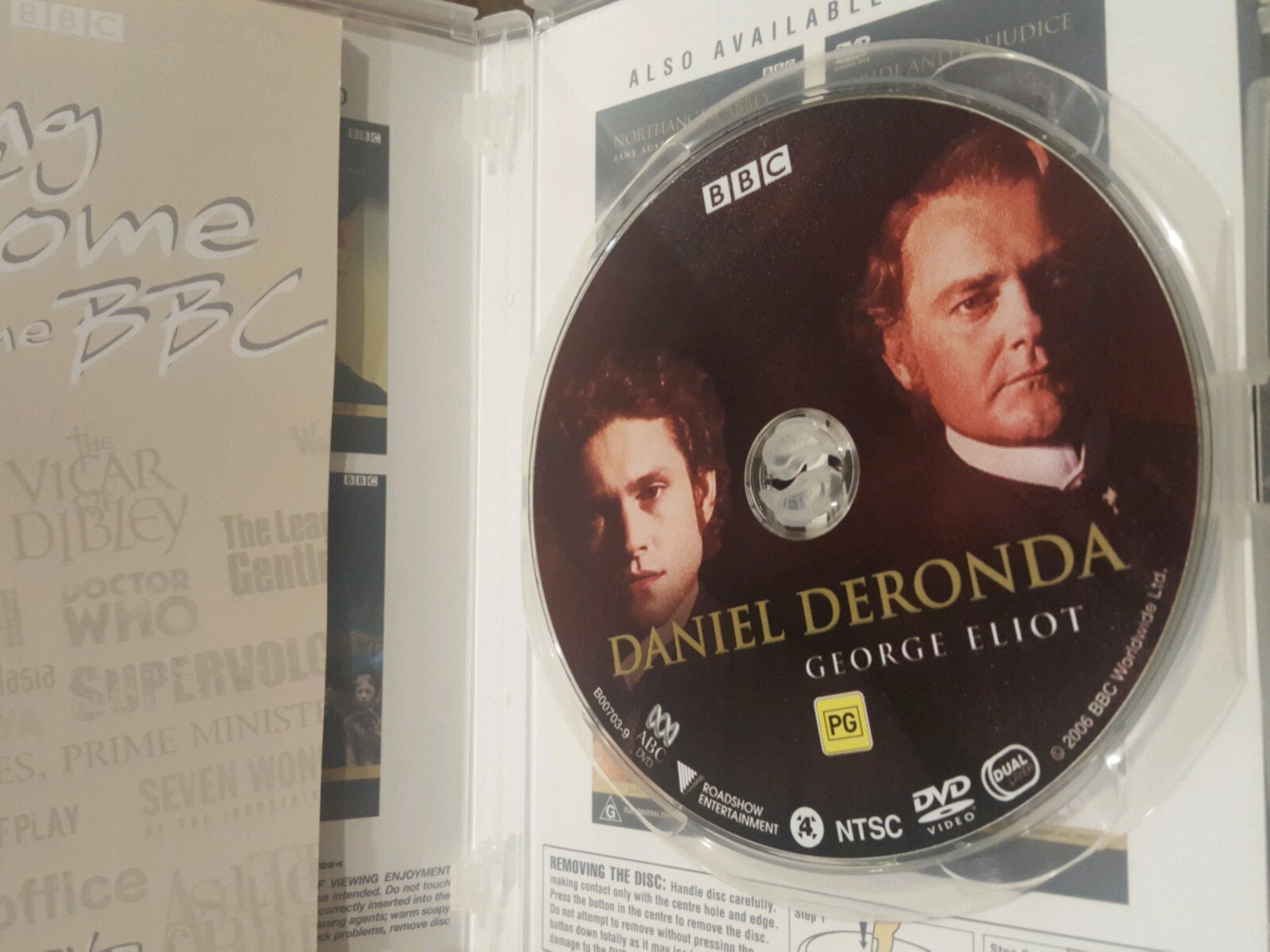 DANIEL DERONDA DVD BBC TV SERIES HUGH BONNEVILLE & ROMOLA GARAI CLASSIC ...