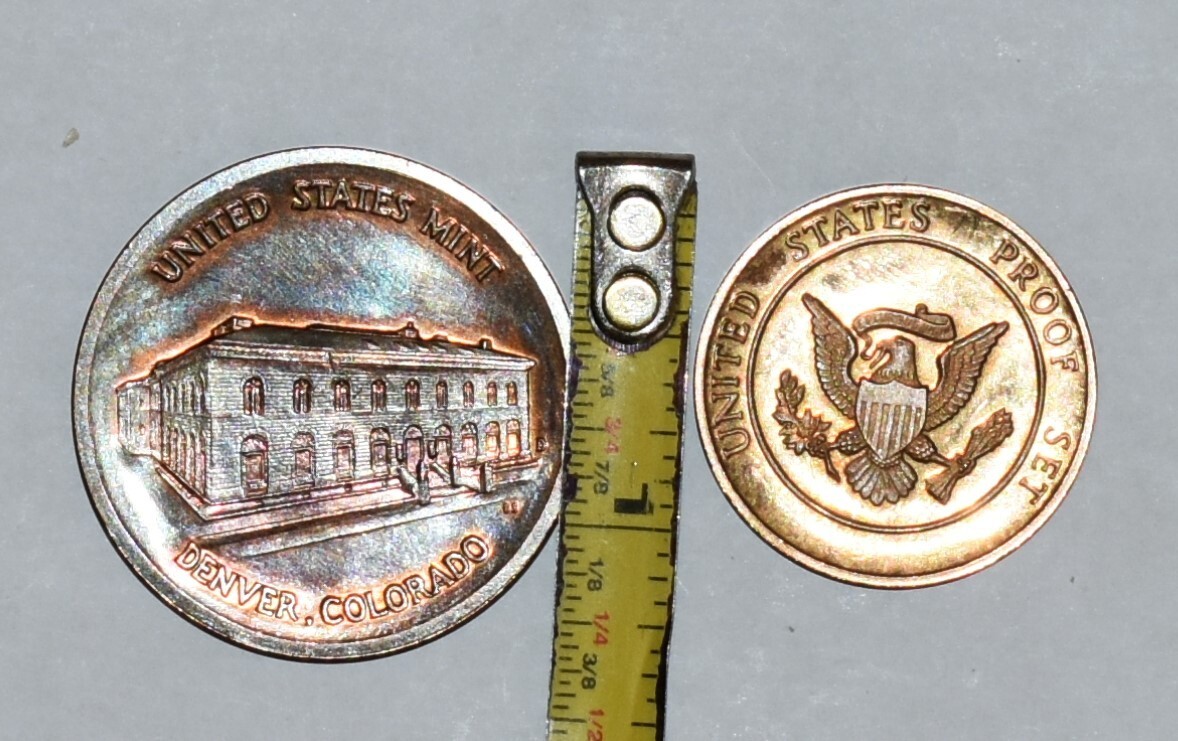 1789 Treasury Proof Medal &Denver Mint Colorado Department Treasury Lot ...