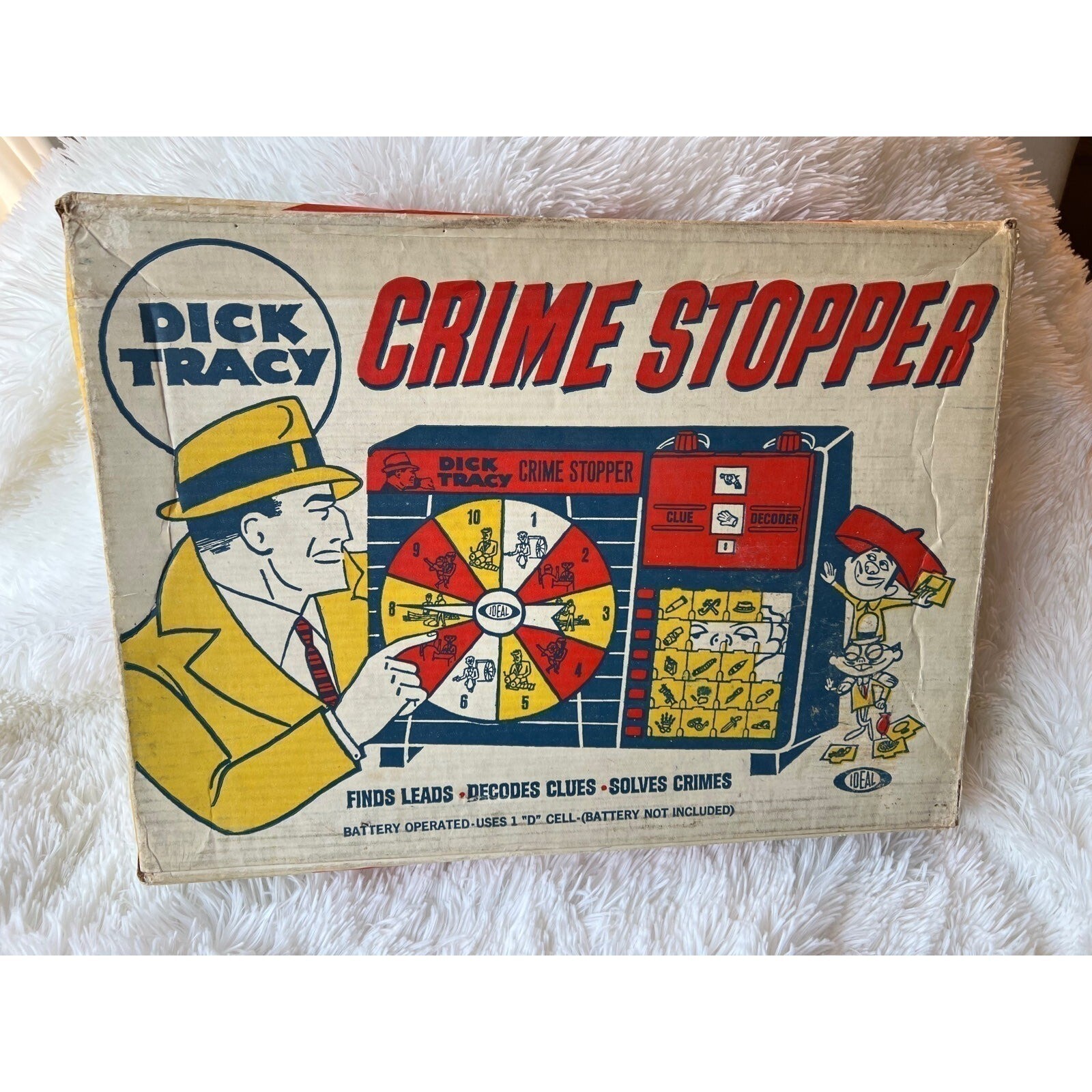 Vintage 1963 Ideal Dick Tracy Crime Stopper Game Complete in the Box ...