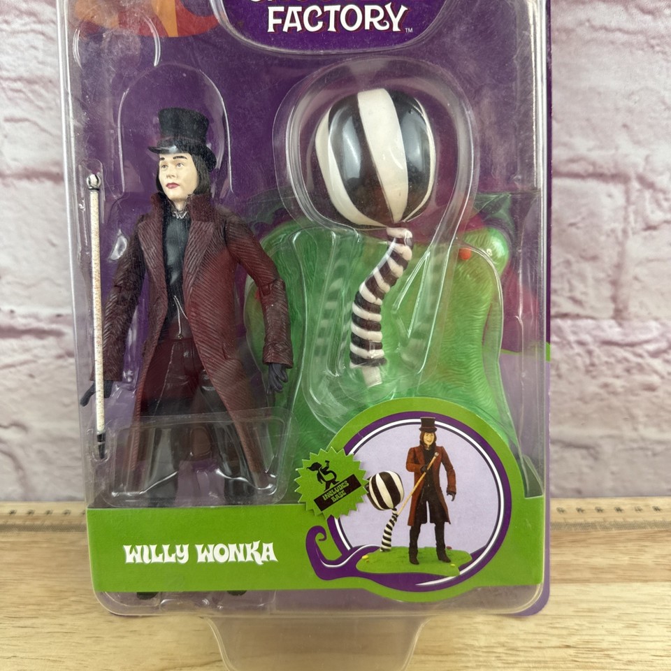 Vtg Charlie And The Chocolate Factory Action Figure Funrise Toys Willy ...