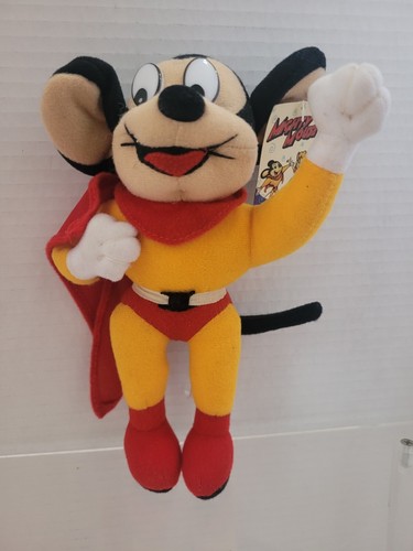 Vintage 1997 Mighty Mouse Cartoon Stuffed Plush Toy Doll Terrytoons ...