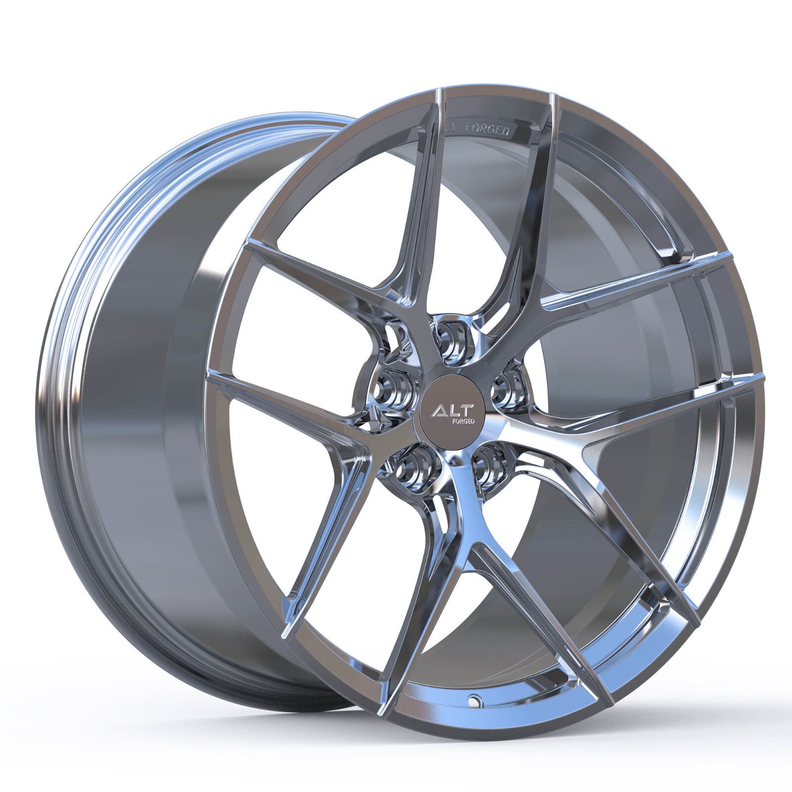 19" 20" ALT5 Forged Chrome wheels for C6 C7 Corvette Z06 Grand Sport ...