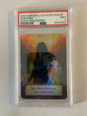 2023 Sorcery Contested Realm Alpha Box Topper Sorcerer PSA 9 #3483 | eBay