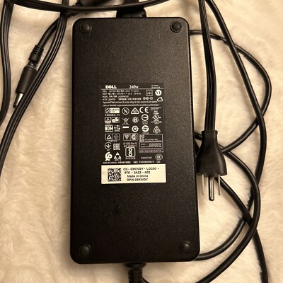 Dell 240W AC Power Adapter 19.5V 12.3A LA240PM160 for Alienware laptop ...
