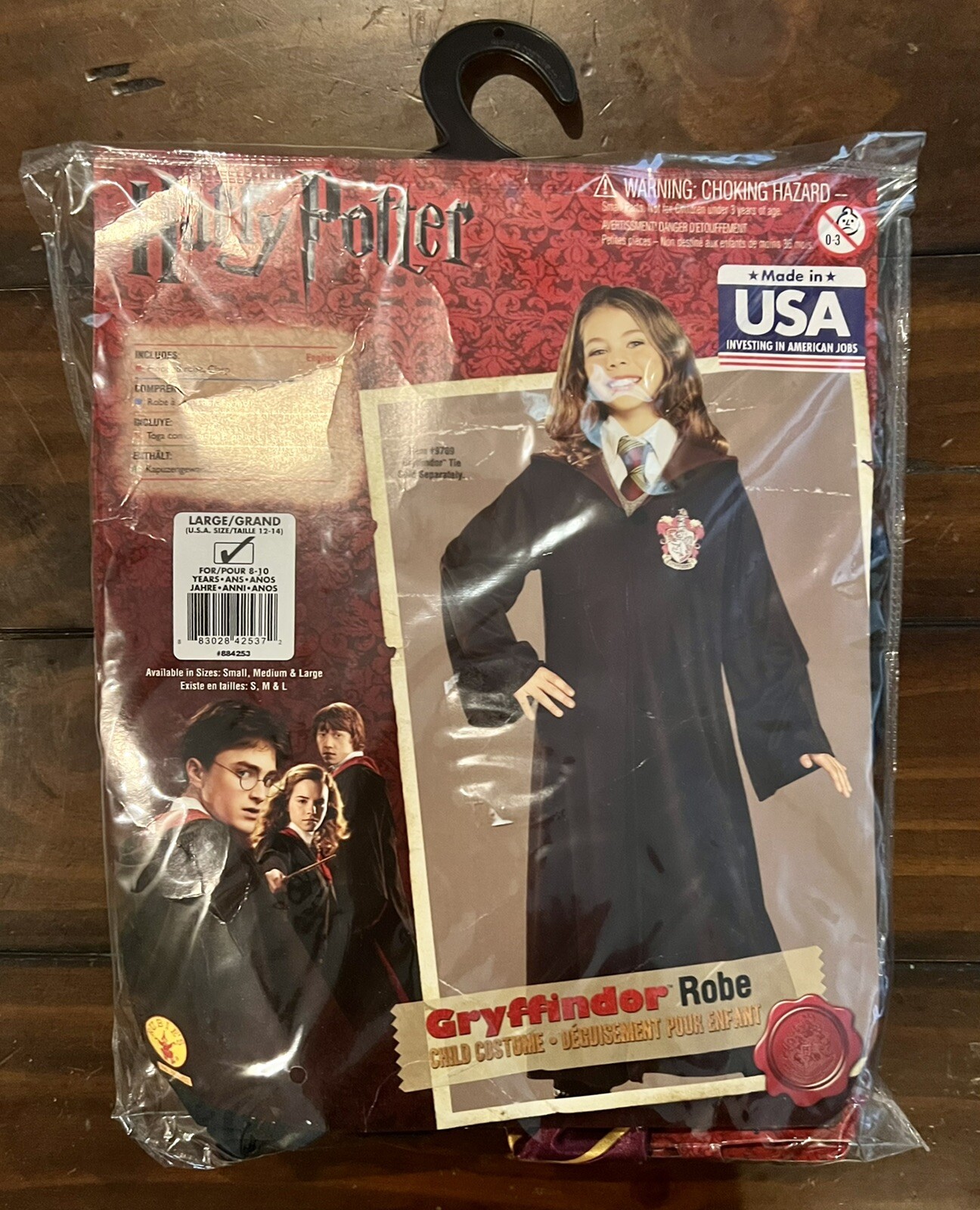 Harry Potter Costume Kids Gryffindor Robe Halloween F… - Gem