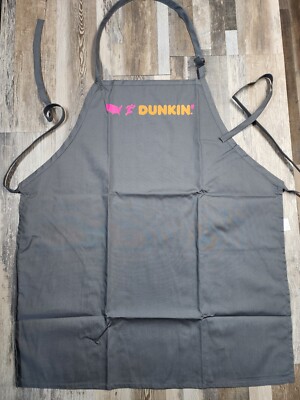 New Official DUNKIN DONUTS Uniform Apron Adjustable Adult Small ...