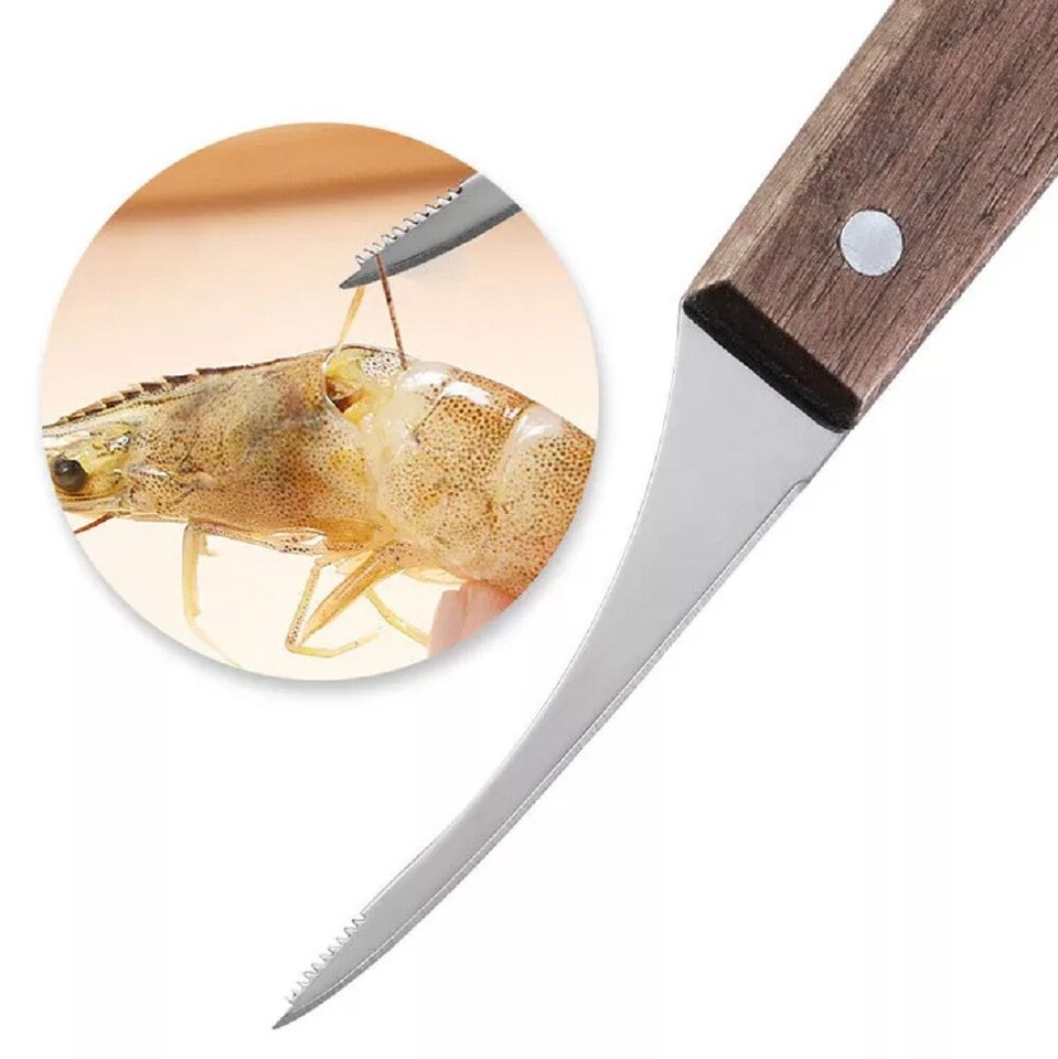 2-Pack Stainless Steel Shrimp Peeler & Deveiner Set – Quick Shrimp ...
