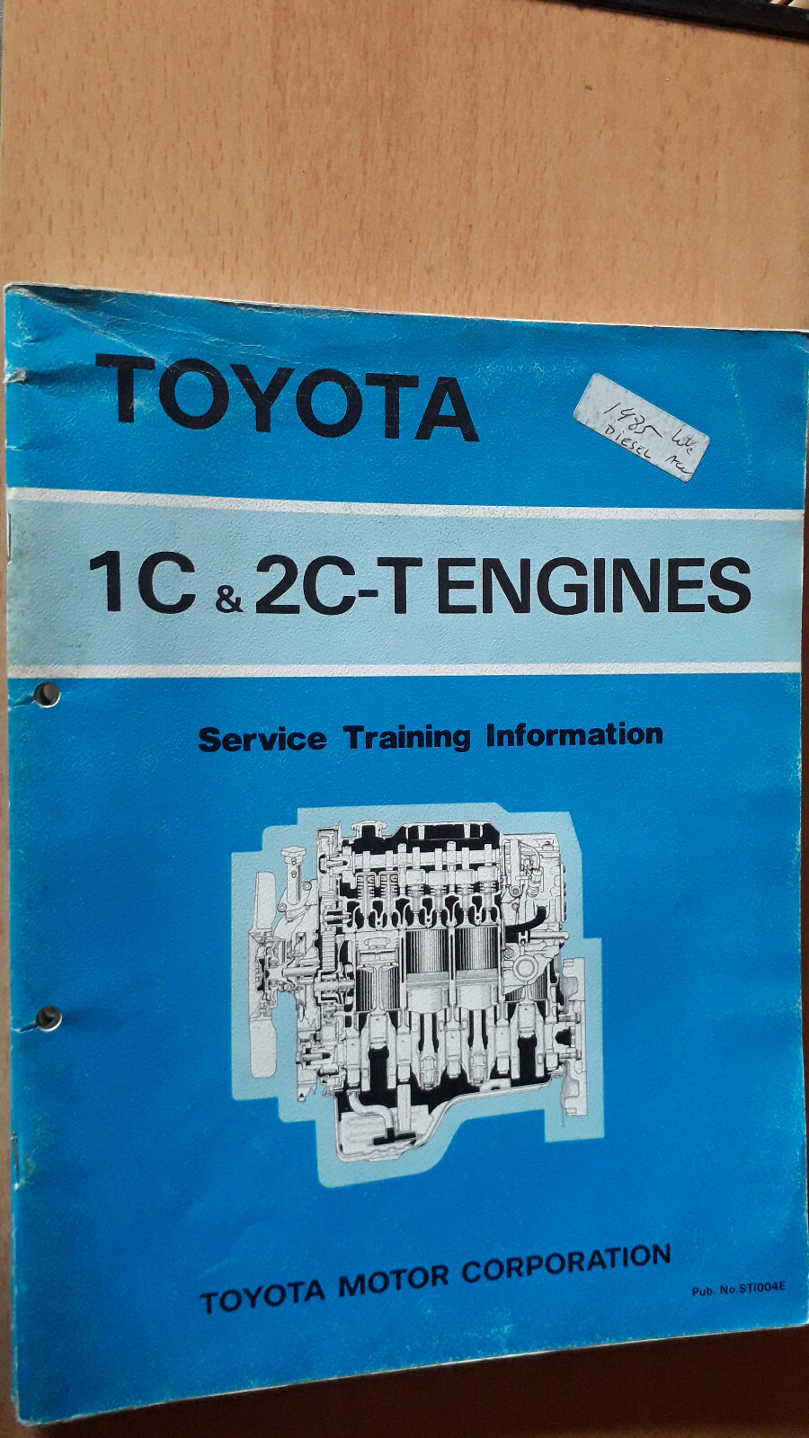Toyota engine 1C & 2C diesel - LiteAce - 1985 : Service Training ...