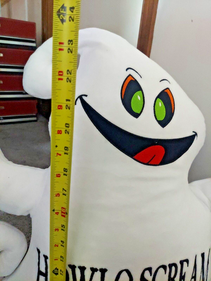 GHOST huge PLUSH Howl O Scream 24" Busch Gardens horror wacky spirit ...