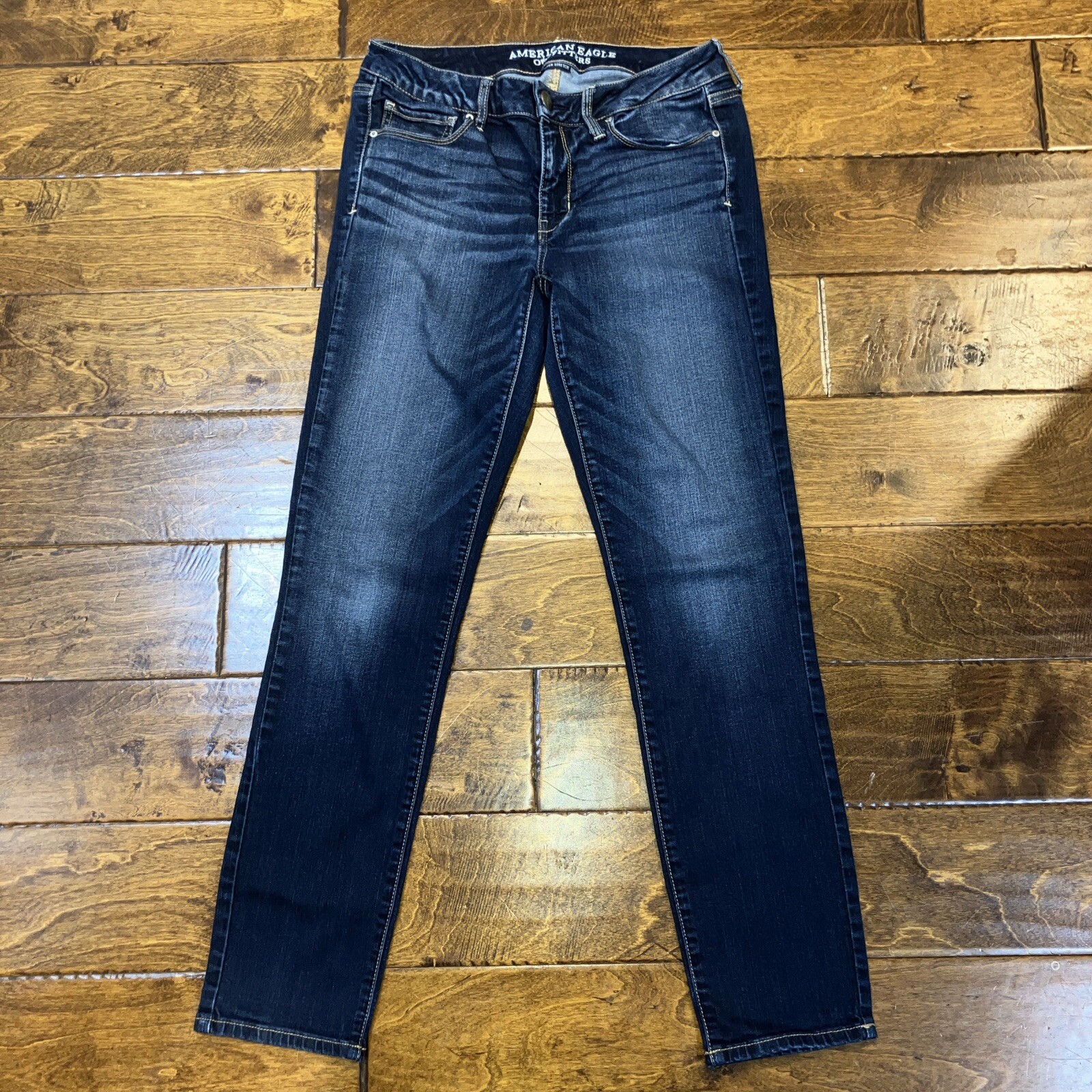 American Eagle Super Stretch Skinny Womens Size 8 30 X 29 Denim Blue