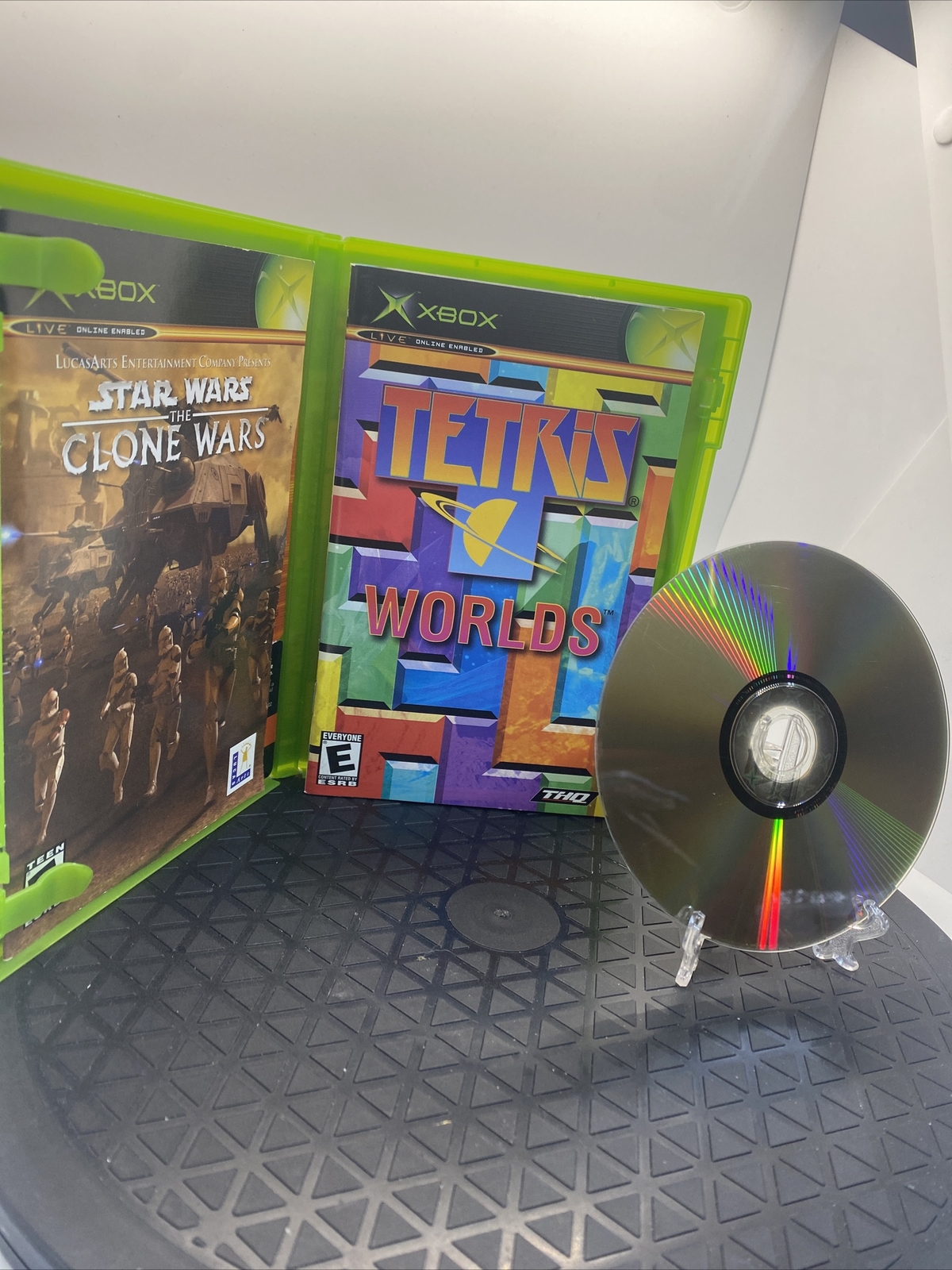 Star Wars The Clone Wars + Tetris Worlds Combo Xbox - Complete CIB | eBay