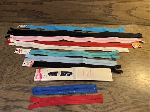Vintage Zipper Lot Talon Multi Color Various Length Lot Of 11 | eBay