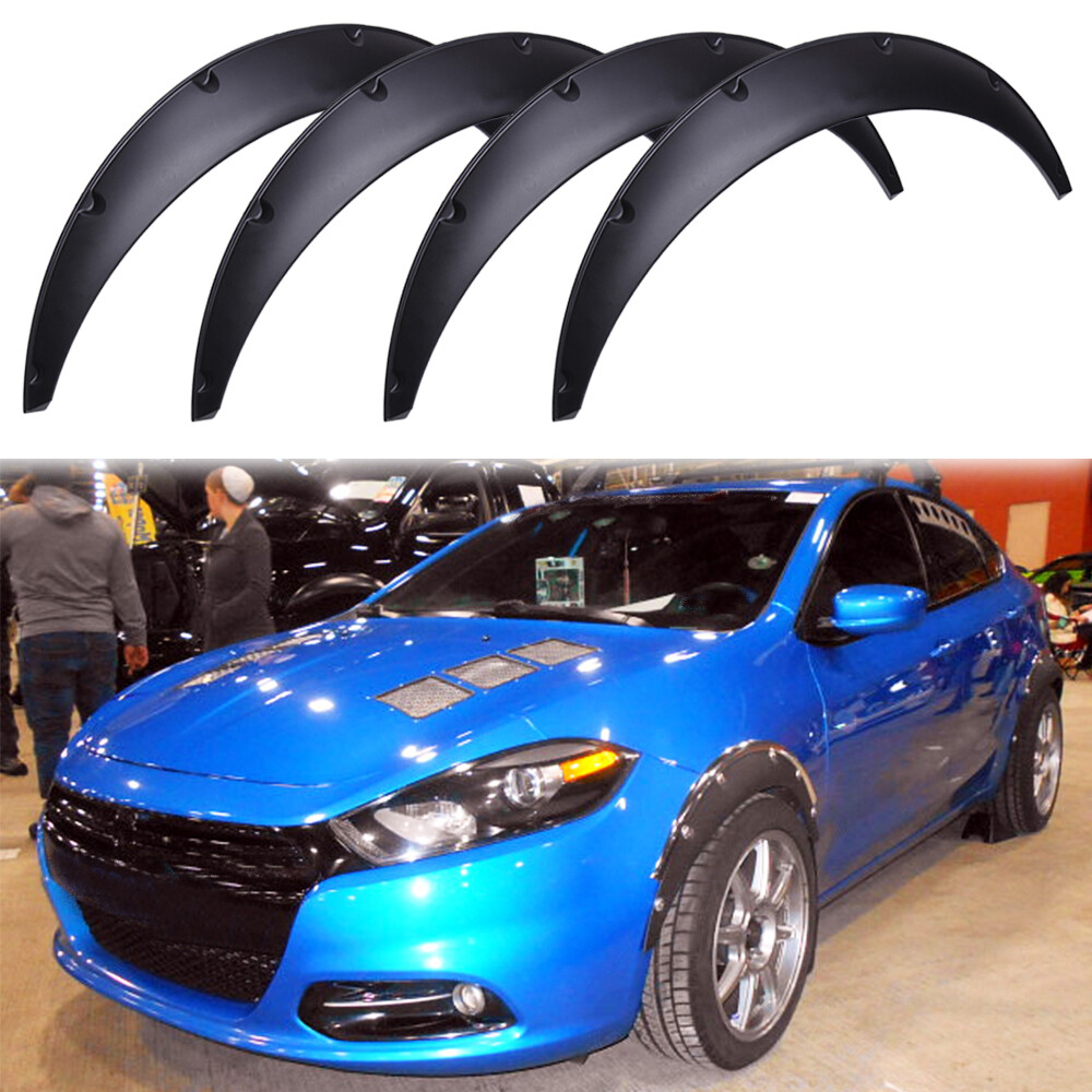 4.5" Dodge Dart SXT Sedan Fender Flares Flexible Wide Wheel Arches Body ...