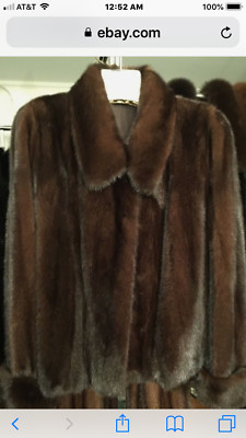 CHICAGO FUR MART OUTLET SIZE 8 BRAND NEW W/TAGS MAHOGANY MINK JACKET ...