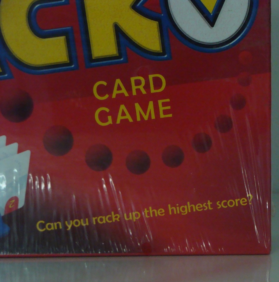 RACKO Strategy Card Game 1997 New & Sealed Parker Brothers 40073 Ages 8 ...